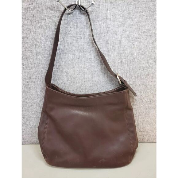 Coach | Bags | Rare Mens Vintage Coach Brown Leather Shoulder Bag 439 ...